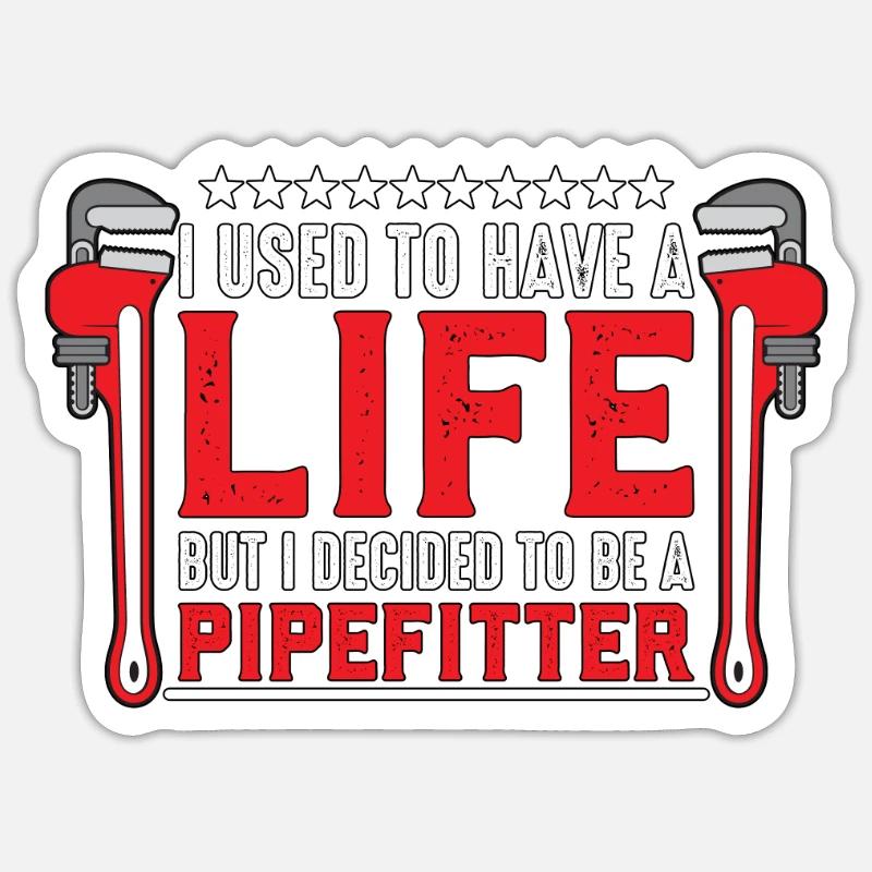 Pipefitter Decals Pipe Fitter Stickers For Sale | TeePublic