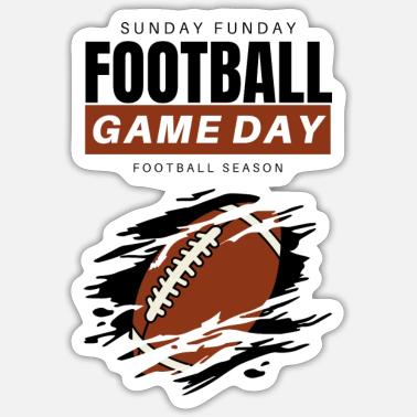 Sunday Funday Football Logo Sunday Funday Football Can Cooler
