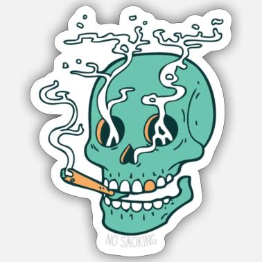 Skeleton Smoking A Joint