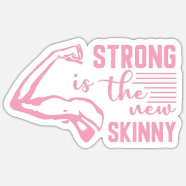 Skinny Quotes Strong Is The New Skinny SVG | Fitness SVG Cut File