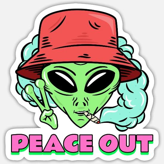 Peace Out Hippie ☮American Hippie Art Peace