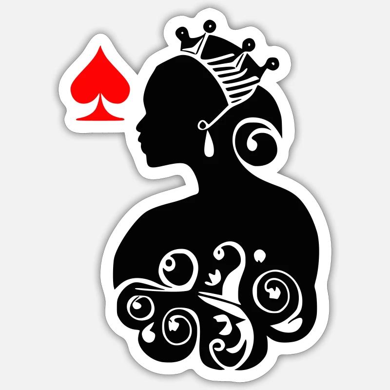 Queen Of Spades Vector