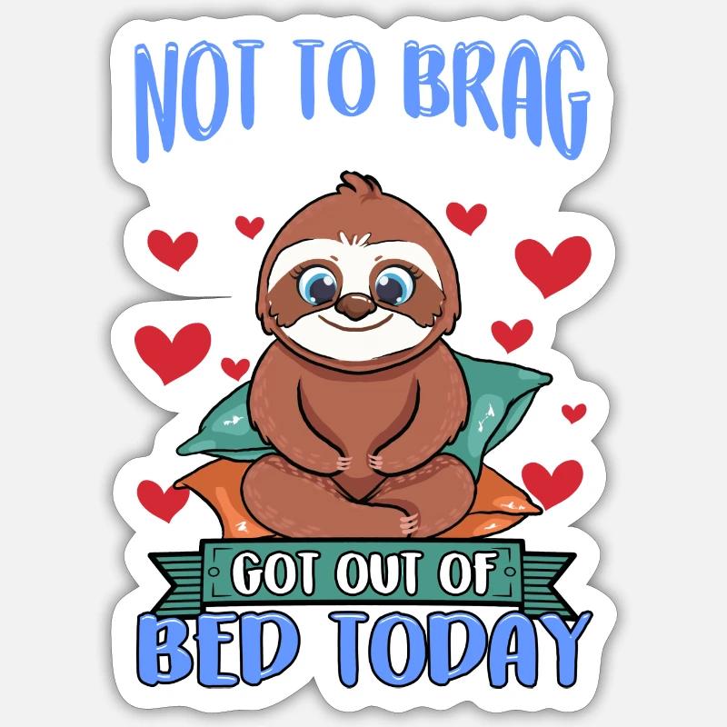 Sloth Bed Memes Funny Bed Sleeping Sloth Unisex Sleep Lover Gift'