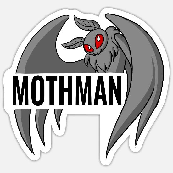 Mothman Logo Punk Gothic Enamel Pins Mothman For President Brooches