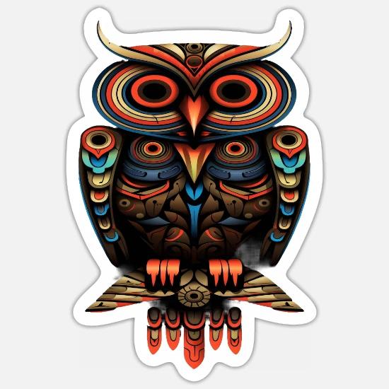 Native American Tribal Art Owl