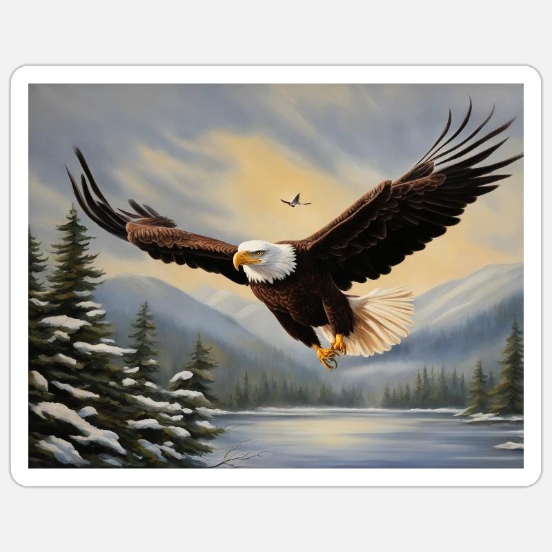 Bald Eagle Art Bald Eagle Abstract Realism " Art Board Print For Sale