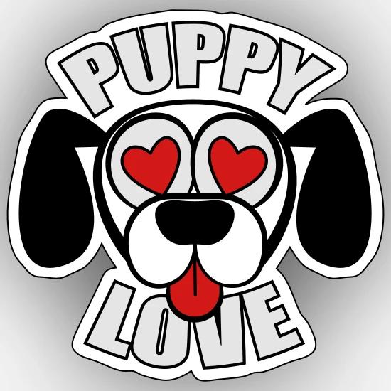 Puppy Love Stickers Dog Love Heart Sticker Unique Gifts Shop Emily