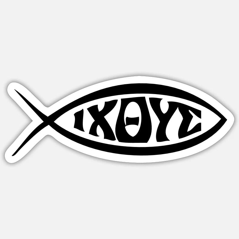 Christ Fish Vector Christian Fish Symbol Design Free Vector File