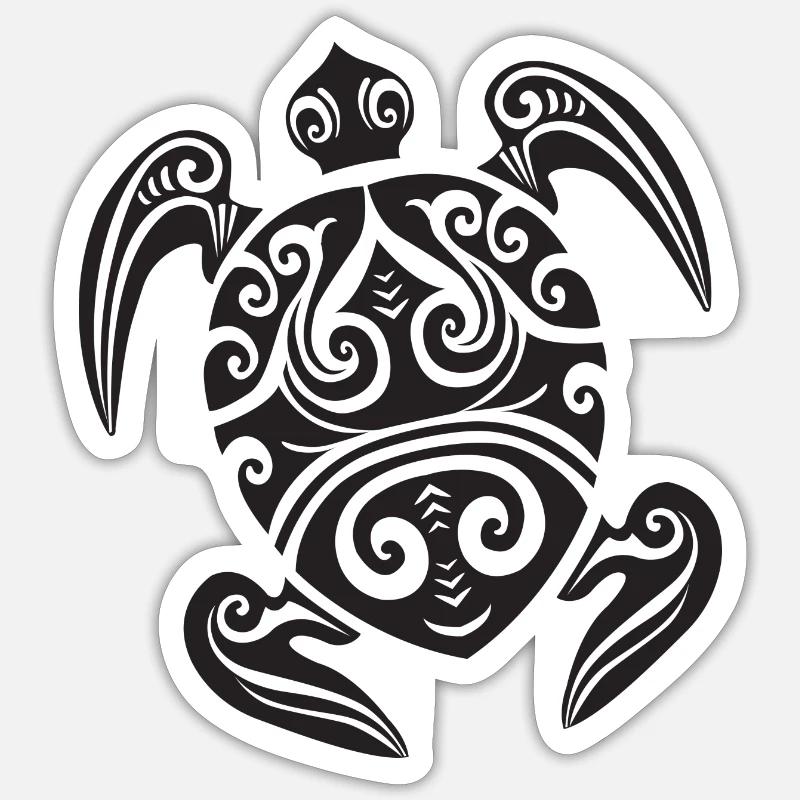Sea Turtle Tribal Cool Tribal Sea Turtle T Shirt Design Vector