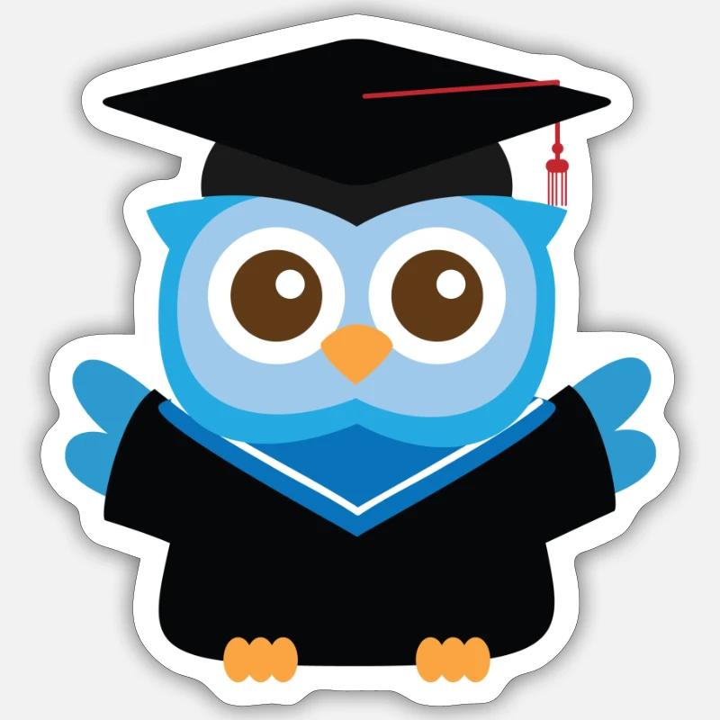 Cute Owl Clip Art Graduating Graduation Owl Stock Illustrations