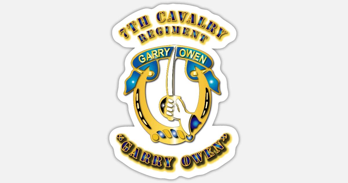7th Cavalry Logo Army 7th Cavalry Regiment W Br Ribbon Sticker