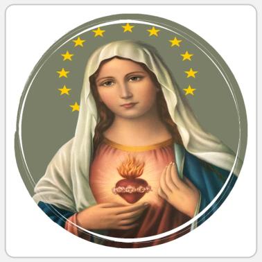Ave Maria Symbol Med Krone