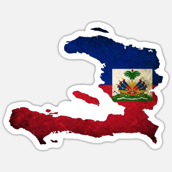 Haiti Flag Map