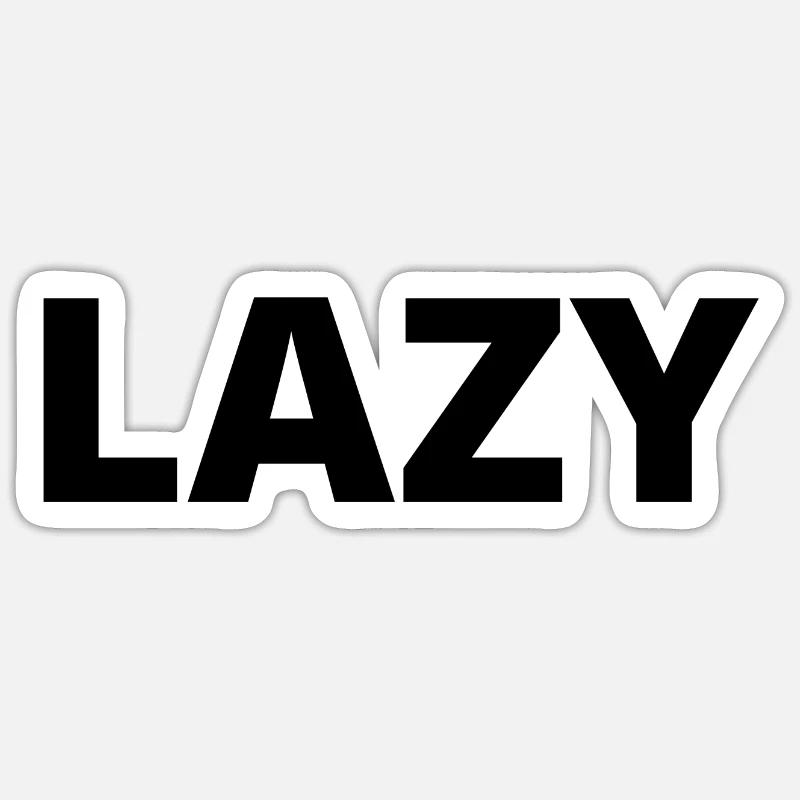 Lazy In Lettering