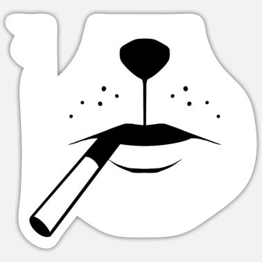 Dog Man Face Clipart