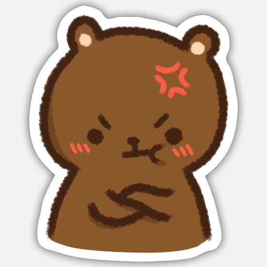 Angry Baby Bear Cartoon