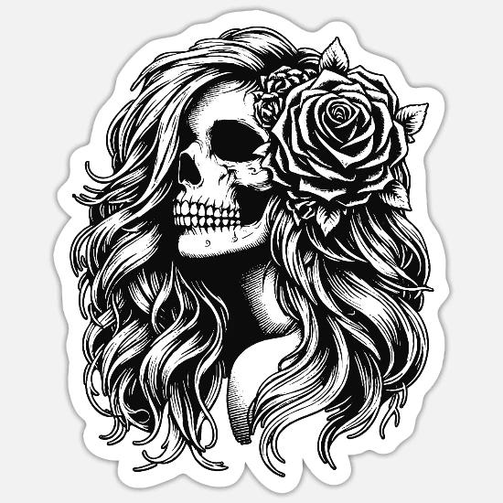 Girly Sukker Skull Bakgrunner