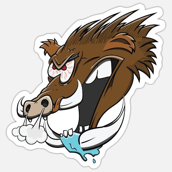 Angry Boar Cartoon