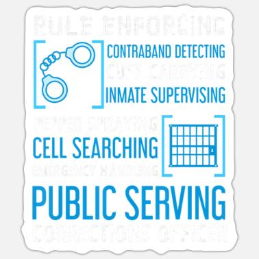 Funny Correctional Officer Stickers