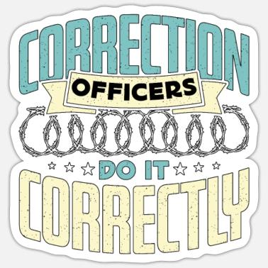 Funny Correctional Officer Stickers