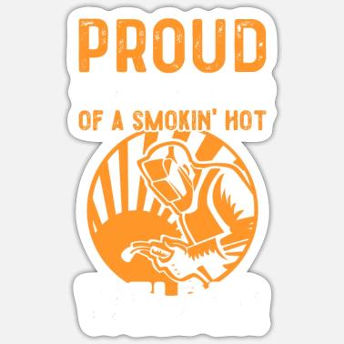 Welders Girlfriend Stickers Women Welder Sticker Portrait | EBay