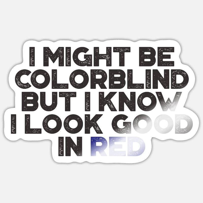 Colorblind Stickers | Unique Designs | Spreadshirt