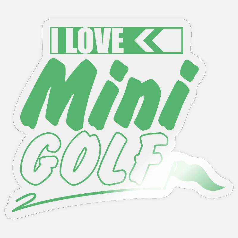 Minigolf Stickers | Unique Designs | Spreadshirt