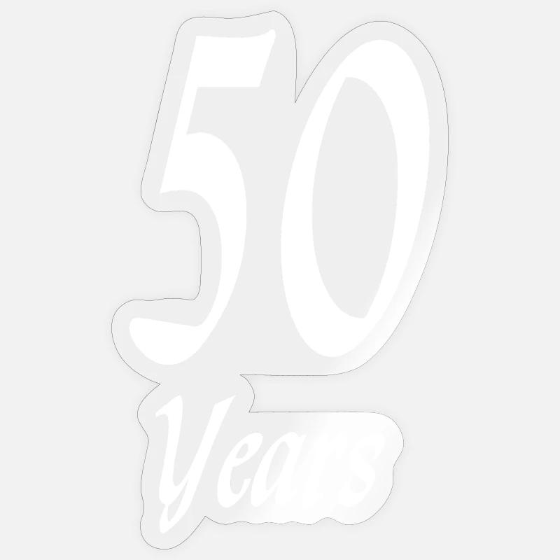 50years Stickers | Unique Designs | Spreadshirt