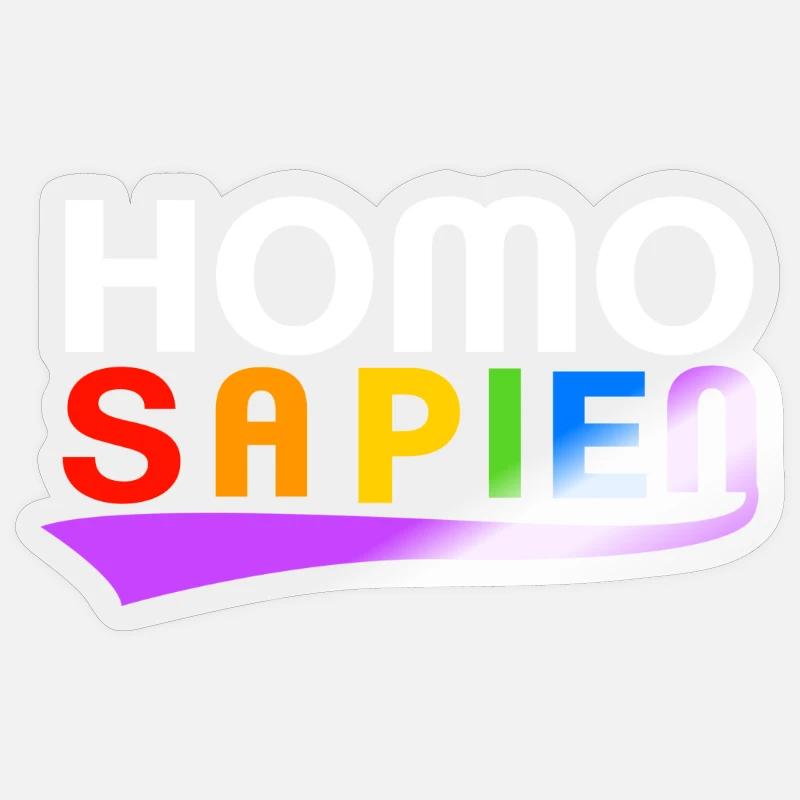 Homosapiens Stickers | Unique Designs | Spreadshirt