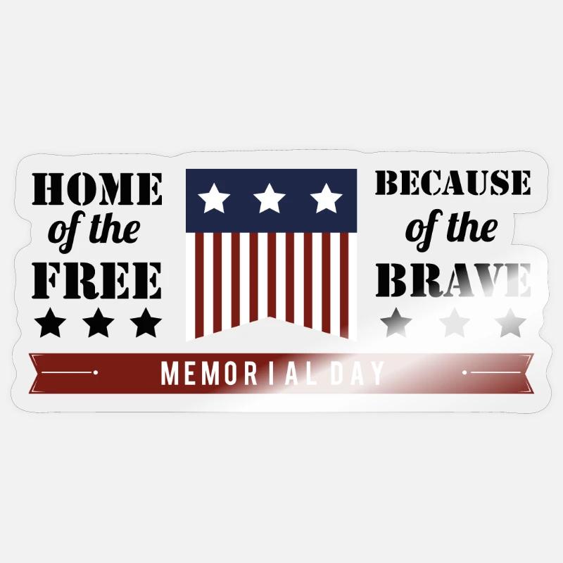 Memorial Day Stickers | Unique Designs | Spreadshirt