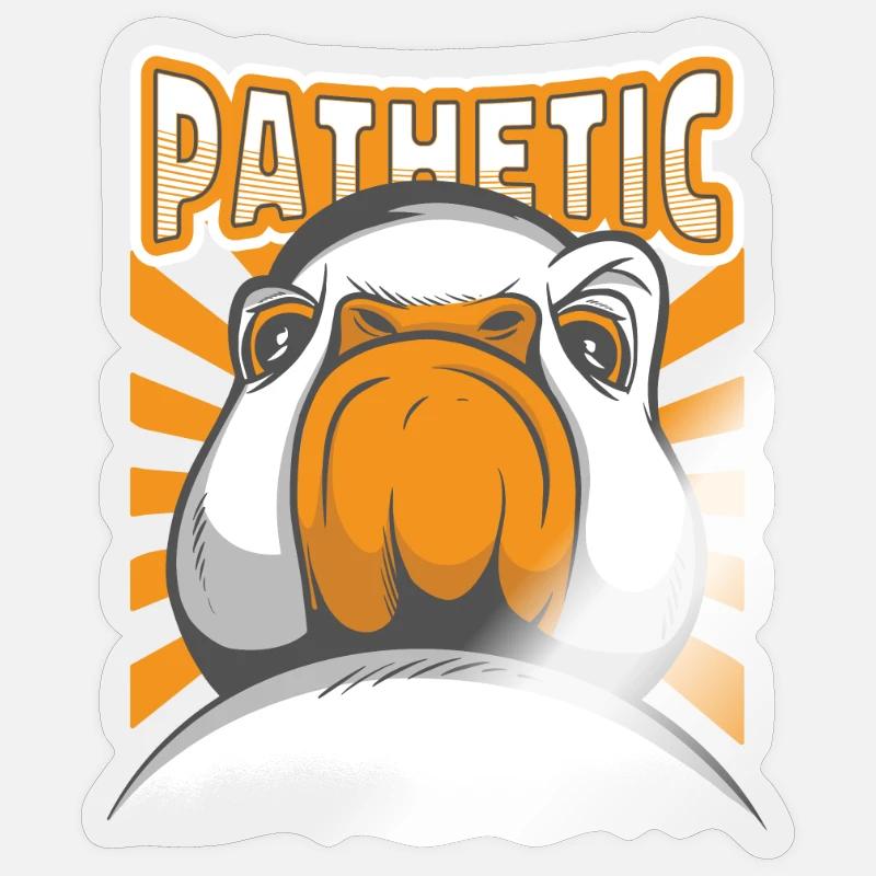 Pathetic Stickers | Unique Designs | Spreadshirt