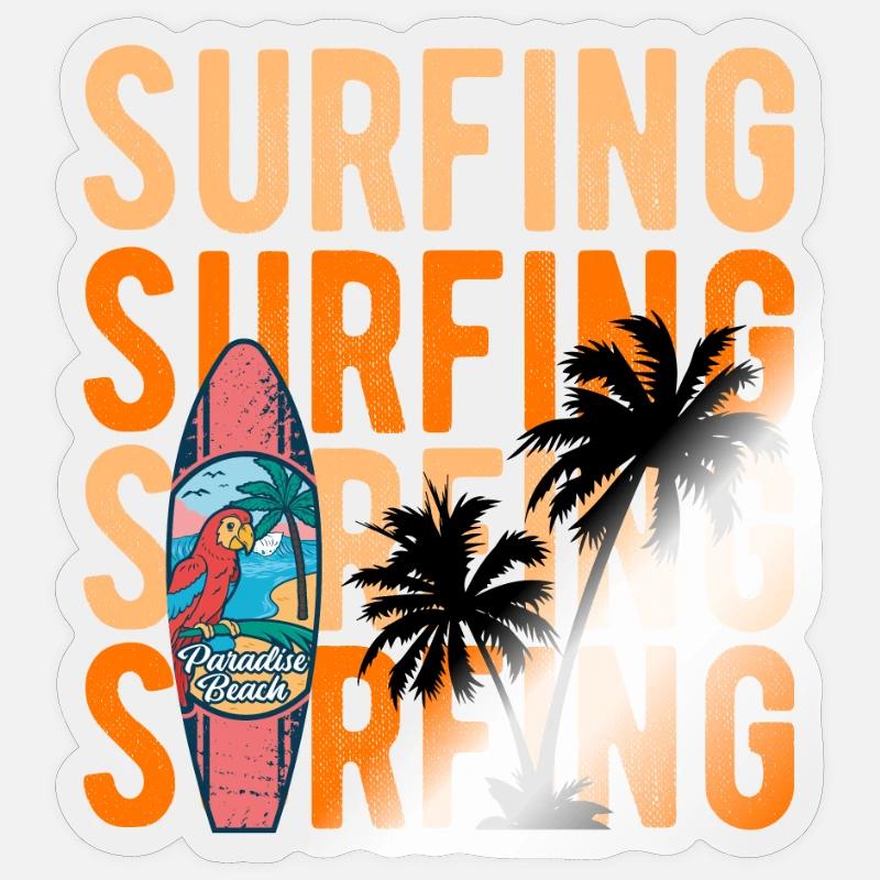 Surfe Stickers | Unique Designs | Spreadshirt
