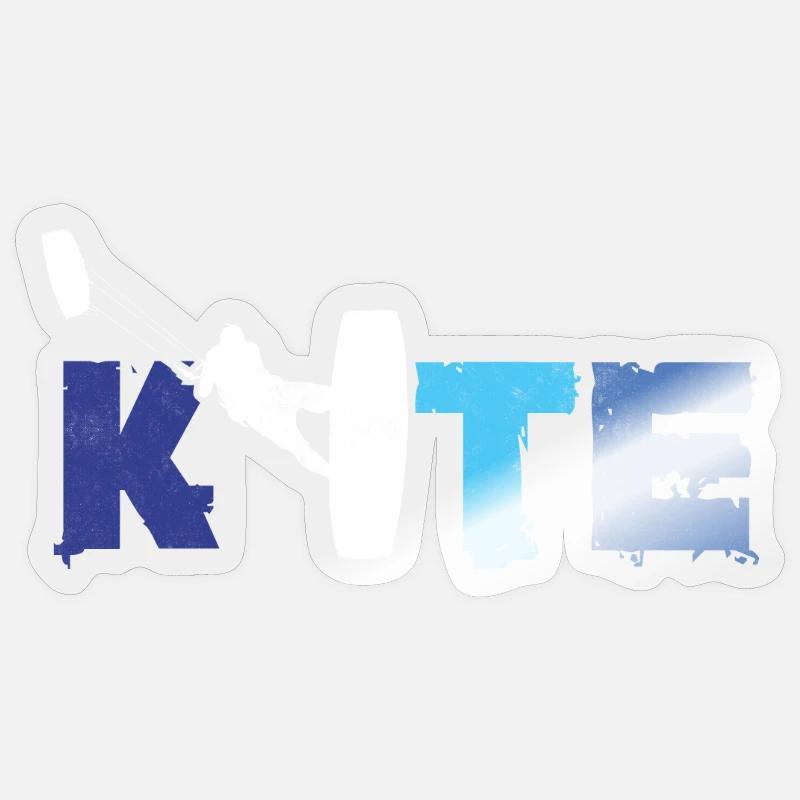 Kitesurfer-kiteboarder-boarder-kite-surf Stickers | Unique Designs ...
