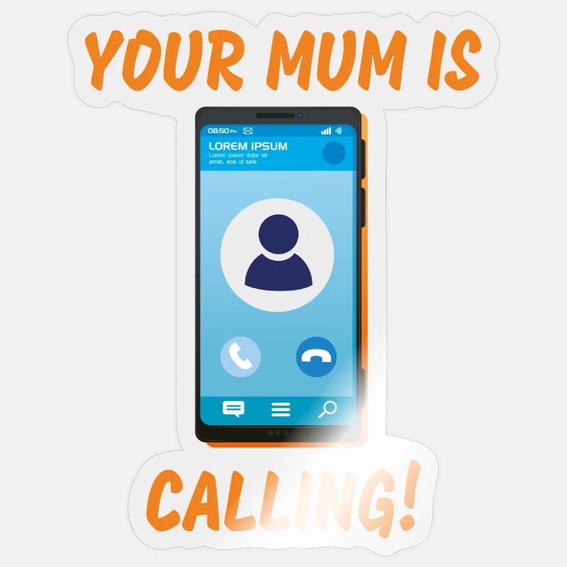Your-mum Stickers | Unique Designs | Spreadshirt