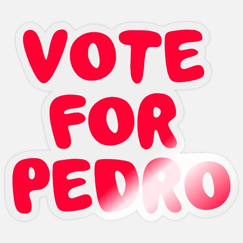 Vote-for-pedro Stickers | Unique Designs | Spreadshirt
