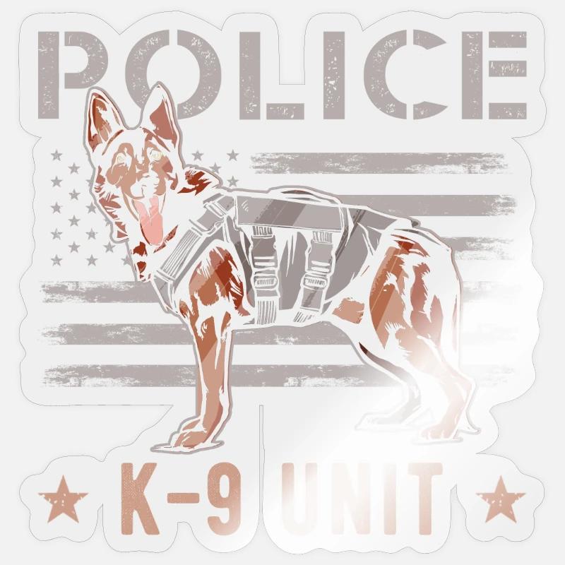 K9-unit Stickers | Unique Designs | Spreadshirt