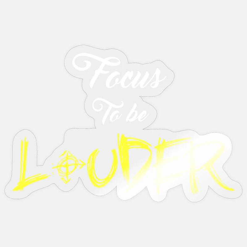 Louder Stickers | Unique Designs | Spreadshirt
