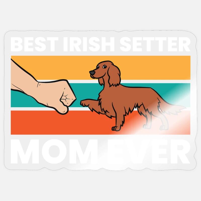 Best-irish-setter Stickers | Unique Designs | Spreadshirt