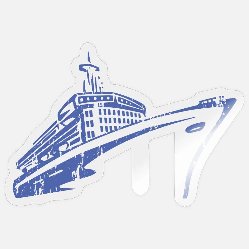 Cruise Ship Stickers | Unique Designs | Spreadshirt