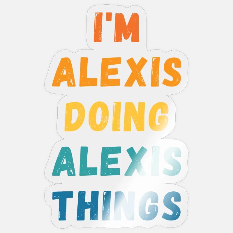 Alexi Stickers | Unique Designs | Spreadshirt