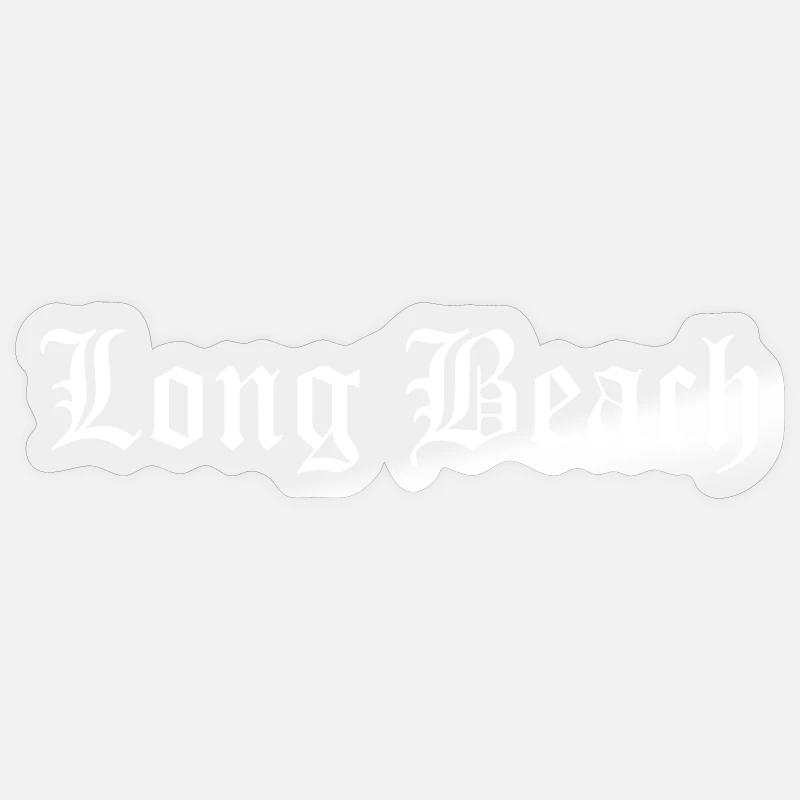 Long Beach Stickers | Unique Designs | Spreadshirt