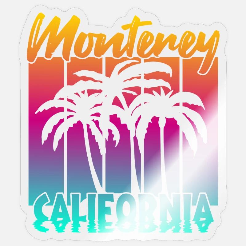 Monterey Stickers | Unique Designs | Spreadshirt