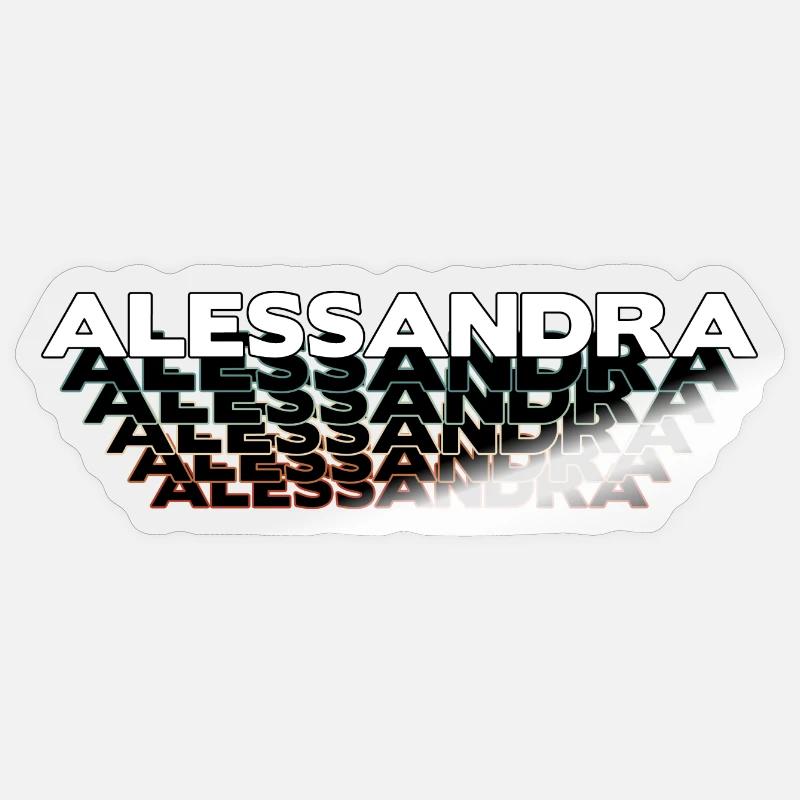 Alessandra Stickers | Unique Designs | Spreadshirt