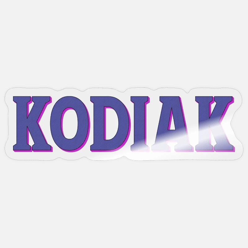 Kodiak Stickers | Unique Designs | Spreadshirt