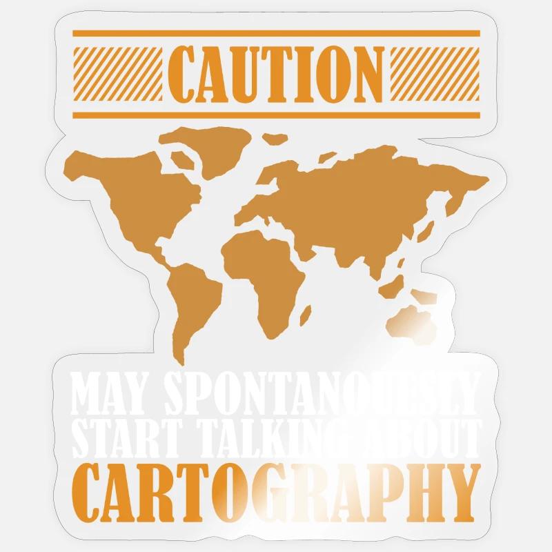 Cartography Stickers | Unique Designs | Spreadshirt