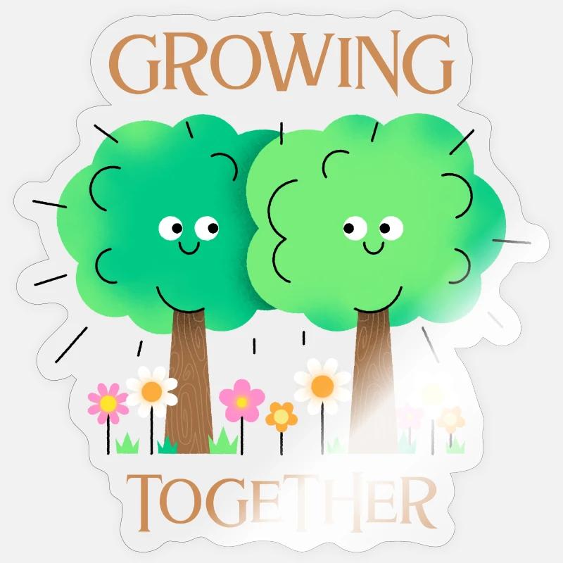 Growing Stickers | Unique Designs | Spreadshirt