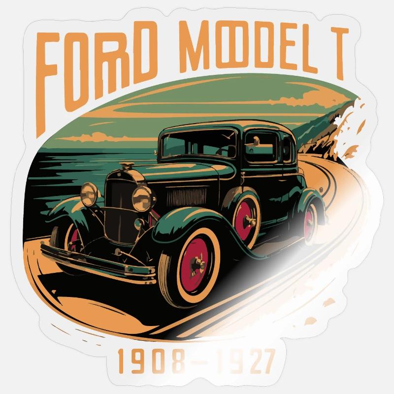Ford-model-t Stickers | Unique Designs | Spreadshirt