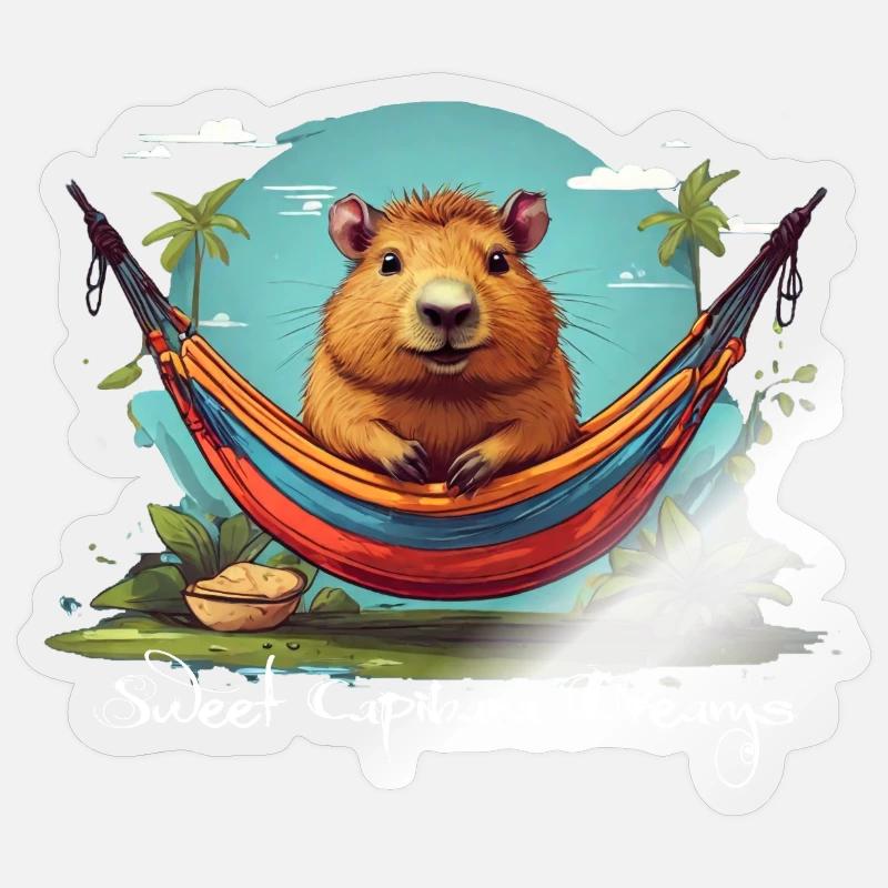 Capibara Stickers | Unique Designs | Spreadshirt