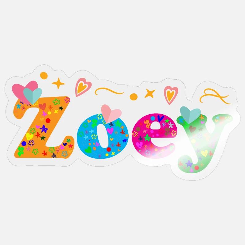Zoey Stickers | Unique Designs | Spreadshirt