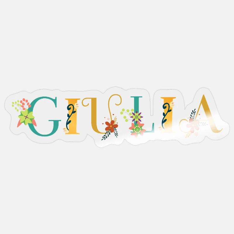 Giulia Stickers | Unique Designs | Spreadshirt